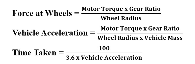 EV Acceleration Calculator