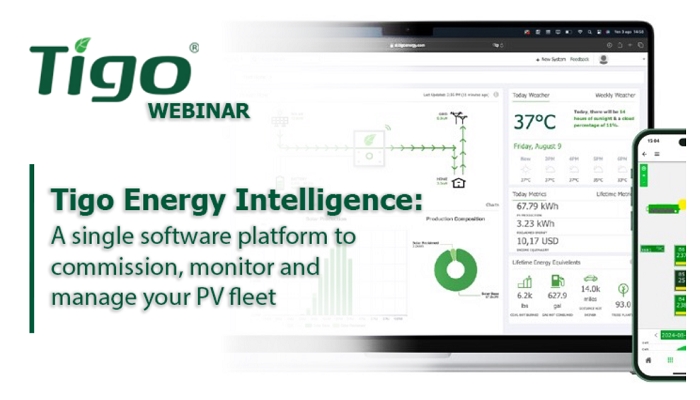 Tigo Energy Intelligence: A single software platform to commission ...