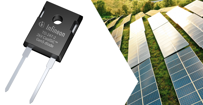 Infineon Unveils 2000 V CoolSiC Schottky Diode for Industrial Applications