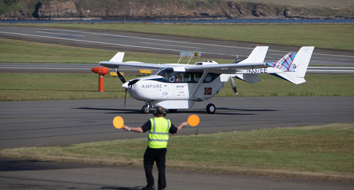 Ampaire Demonstrates its First Hybrid Electric Aircraft in Scotland