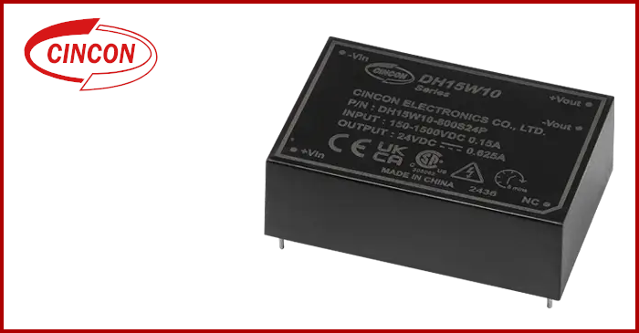 Cincon Electronics Introduces 15 W Isolated DC-DC Converters for ...