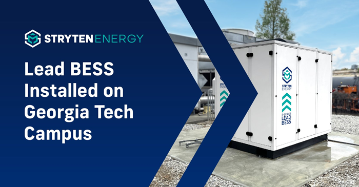 Georgia Tech and Stryten Energy Launch Lead Battery Storage Lab to ...
