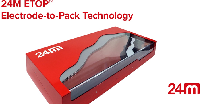 24M Unveils ETOP Technology to Revolutionize Battery Pack Design