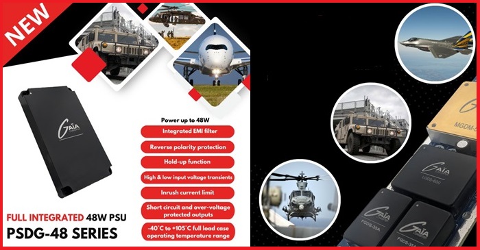 Gaia Converter Introduces Integrated DC-DC Power Supply Unit for ...