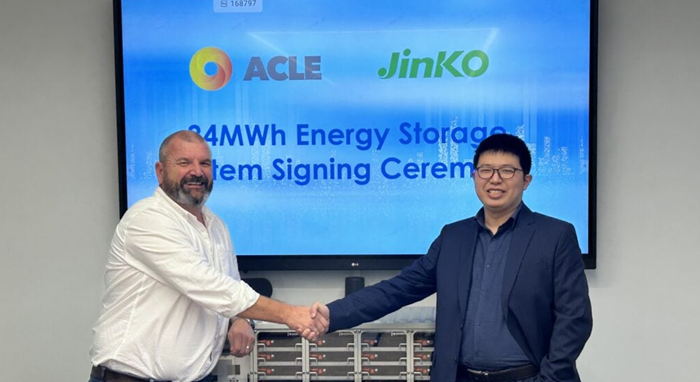 JinkoSolar to Supply 84 MWh Utility Energy Storage System to ACLE