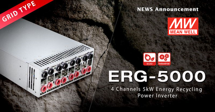 MEAN WELL Unveils Grid-Type Power Inverter for Energy Storage Systems