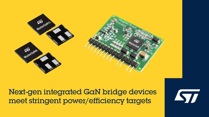 STMicroelectronics Introduces Integrated GaN Bridge Devices for Power ...