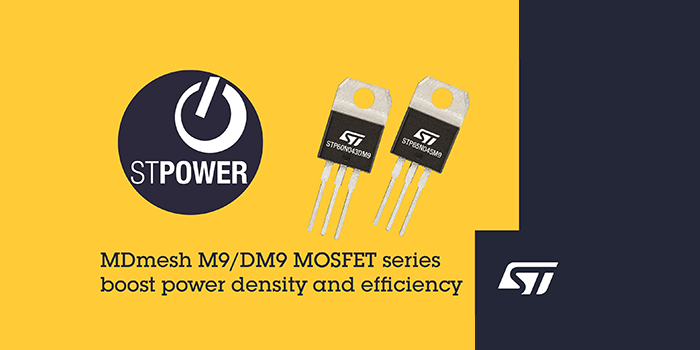 STMicroelectronics Launches Silicon Power MOSFETs for SMPS Applications